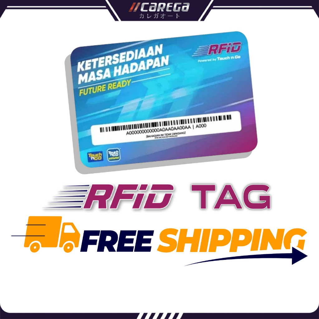 MY RFID Touch n Go Self-Fitment RFID STICKER Premium Holder RFID Touch ...