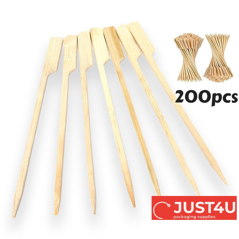 [200pcs] Fruit Skewer/ Oden Skewer Stick/ LIDI Sate Bambu Makanan ...