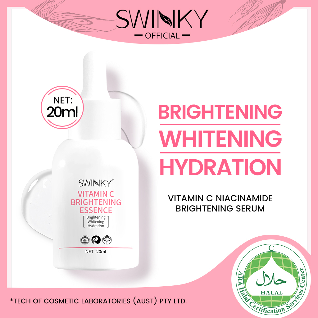 SWINKY VC Brightening Serum/Barrier Repir Serum Muka SymWhite Dark Sp ...