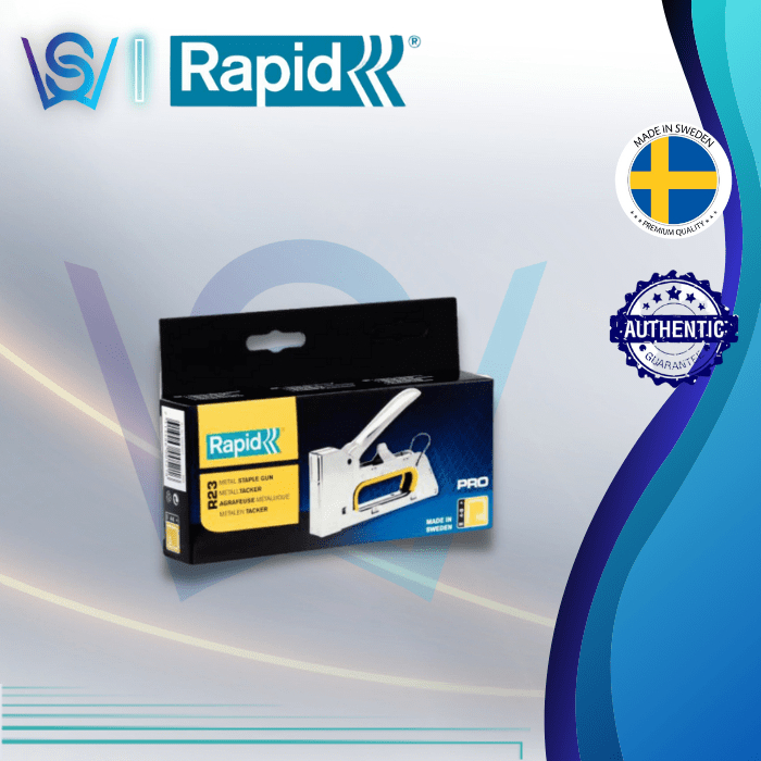 [100% AUTHENTIC] RAPID R23 HEAVY DUTY METAL HAND STAPLE GUN TACKER ...