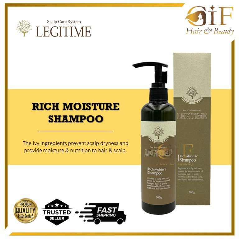 LEGITIME Korea Rich Moisture Hair Shampoo (300g) | Shopee Malaysia