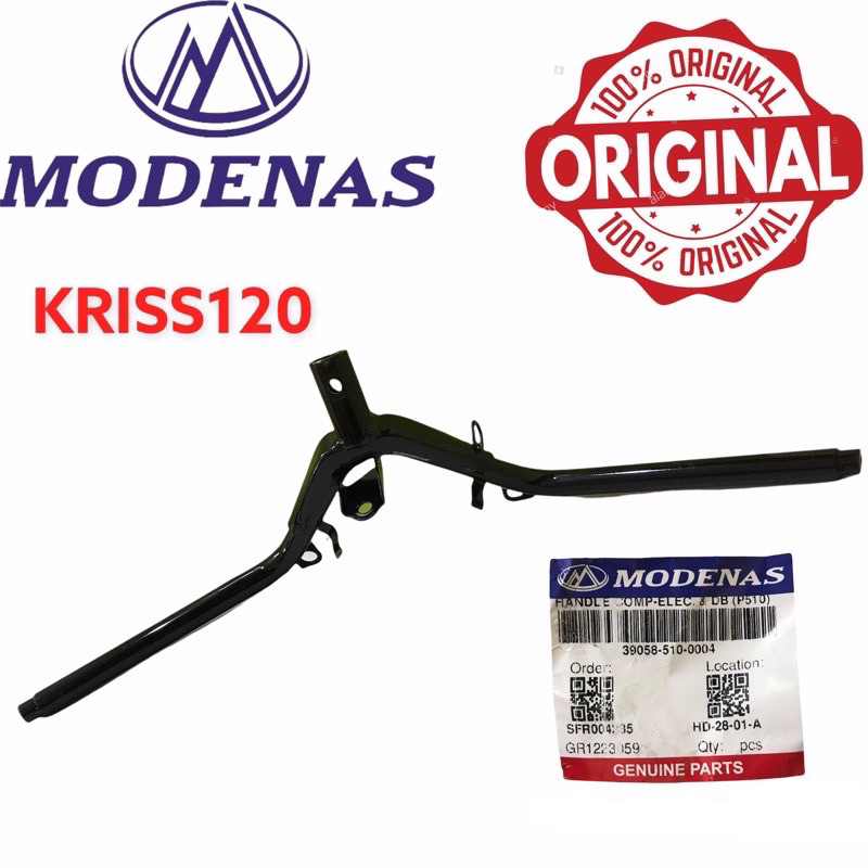 100%ORIGINAL MODENAS KRISS120 KRISS 120 HANDLE BAR ASSY / HANDLE BESI ...