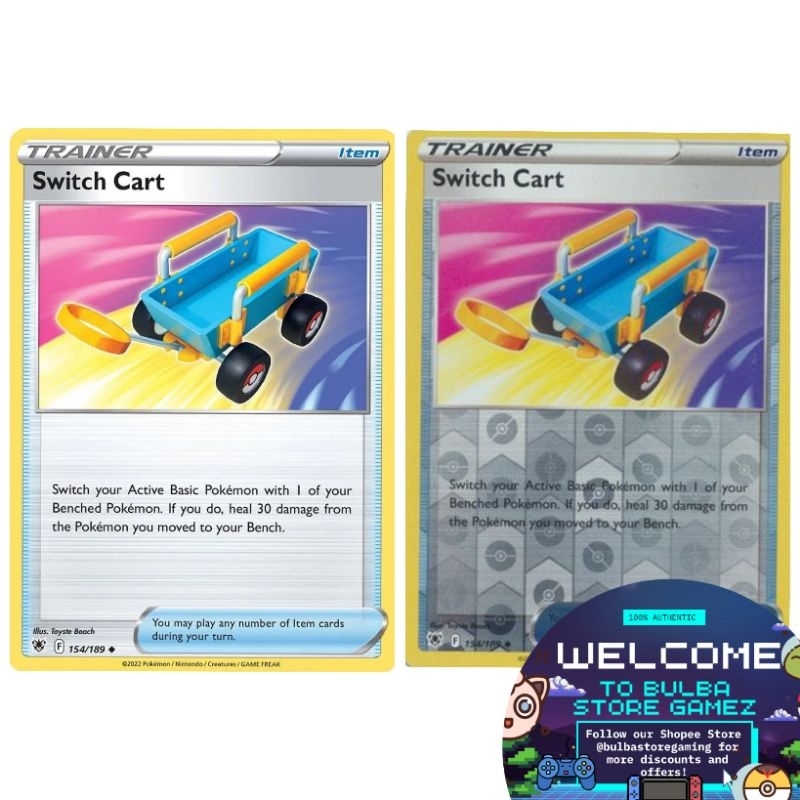 Switch Cart 154/189 Pokemon NA / Reverse Holo SWSH10 Astral Radiance ...