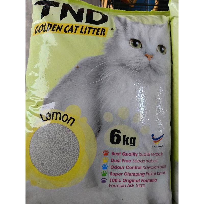 😺Tornado TND Golden Cat Litter Sand 6kg | Shopee Malaysia