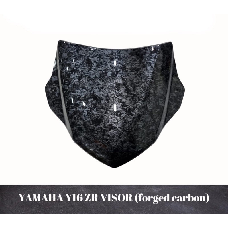 YAMAHA Y16ZR NEW Y16ZR FORGED CARBON VISOR WINDSHIELD (CELUP WITH 2K ...