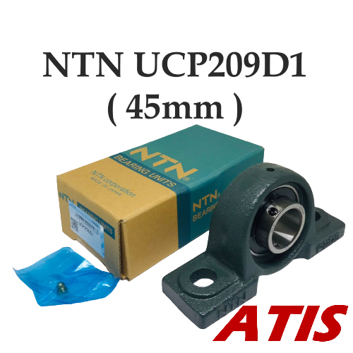 NTN UCP209D1 ( 45mm ) 100% ORIGINAL Made In JAPAN Bearing Pillow Block Unit with Set Screw ...