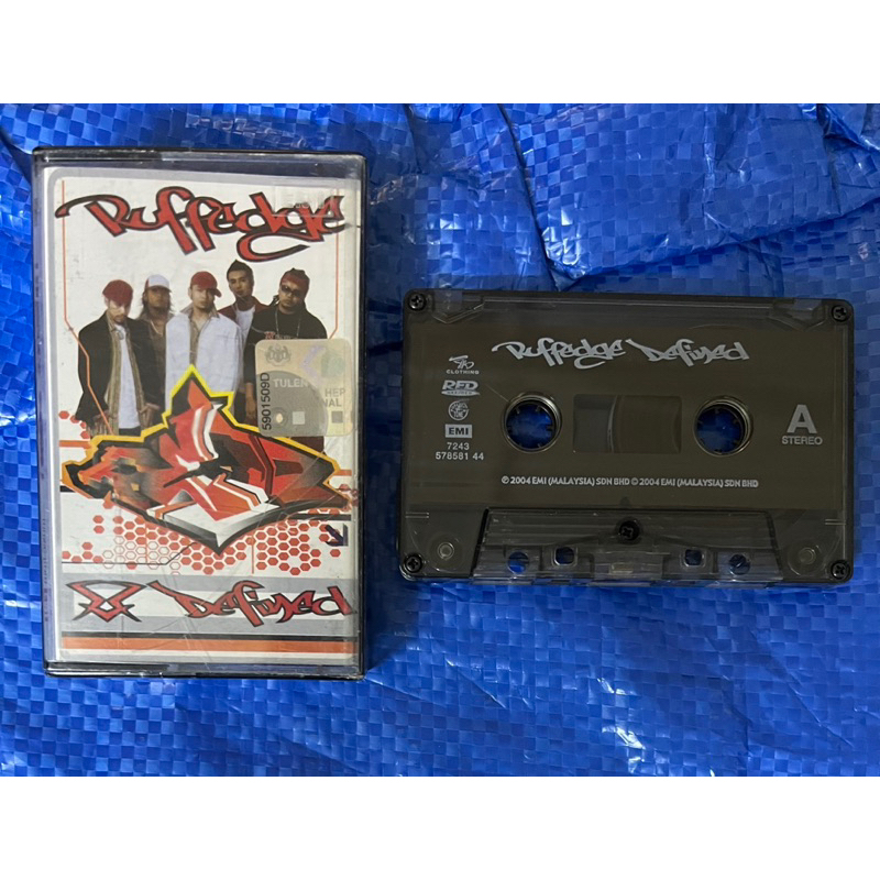 kaset Ruffedge - Defined 2004 EMI pop rock hip hop RAP melayu cassette ...