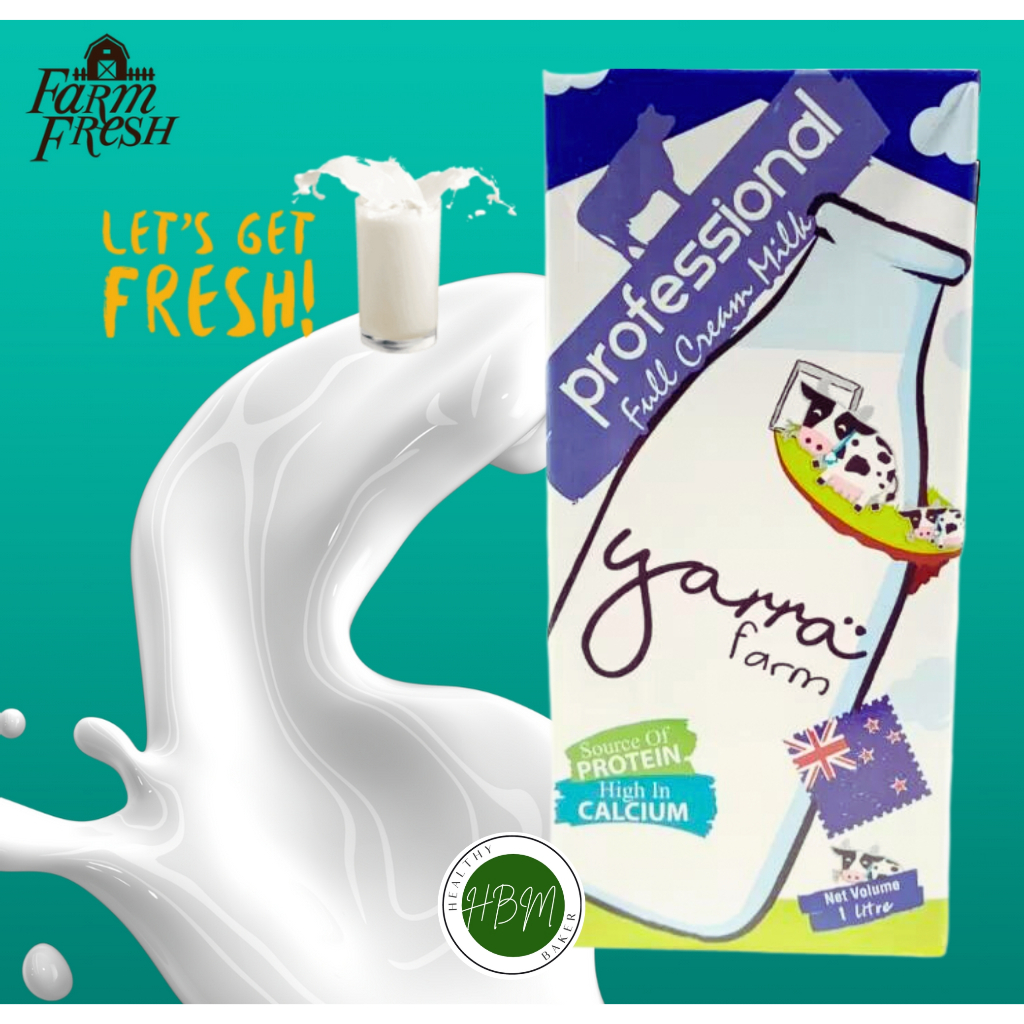 Yarra Farm UHT Full Cream Milk Carton 1 Litre x 12 Packs / Farm Fresh ...