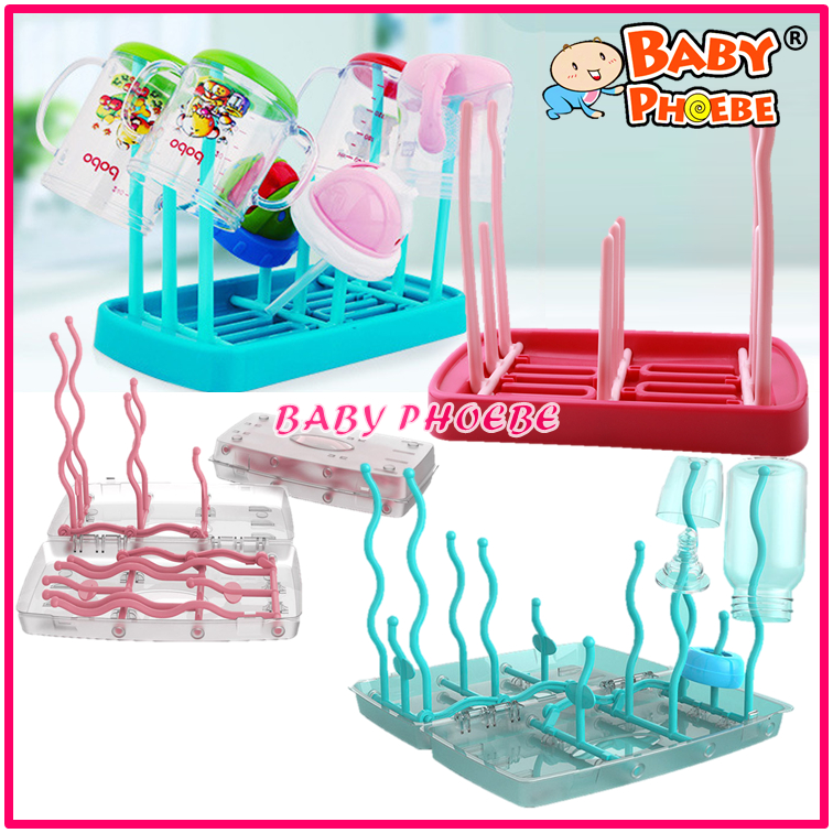 Bottle & Teat Portable & Foldable Drying Rack Baby Phoebe Drainer ...