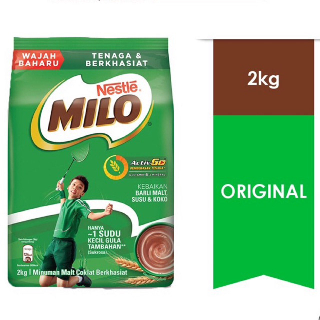 [EXP: OCT2024] NESTLE MILO Activ-Go (2kg) Ready stock value pack ...