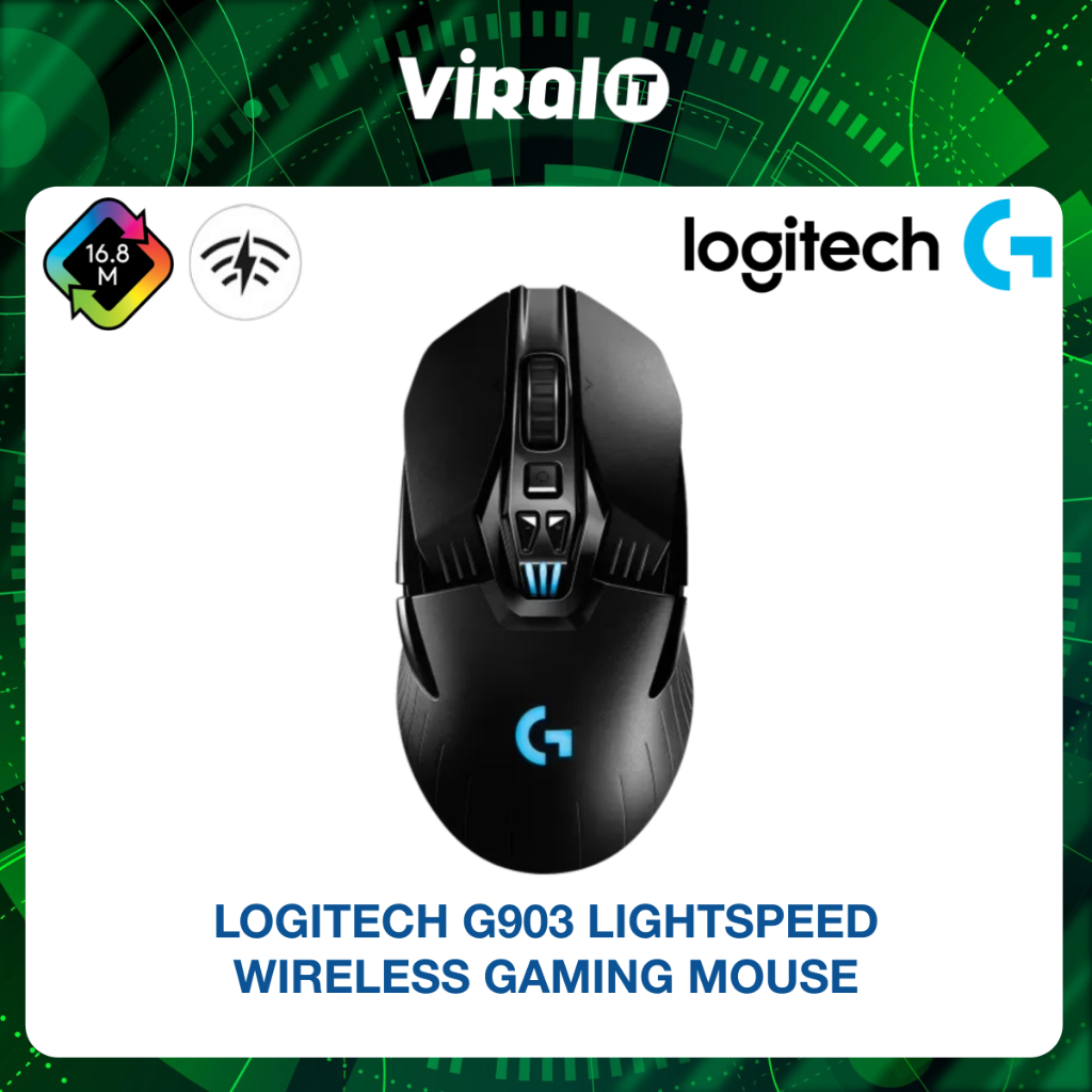 LOGITECH G903 LIGHTSPEED WIRELESS GAMING MOUSE | Shopee Malaysia