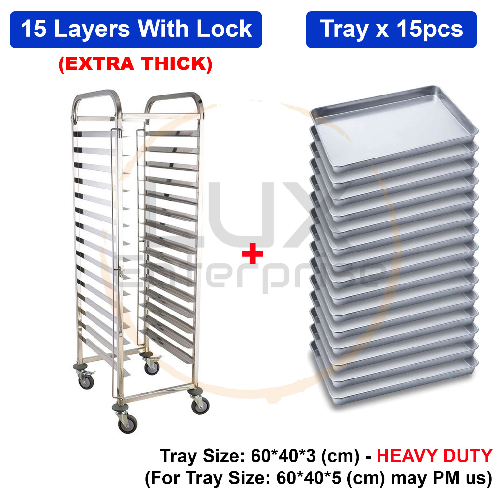 🔥READY STOCK🔥 PREMIUM HEAVY-DUTY 15 Layers Stainless-Steel Cooling ...