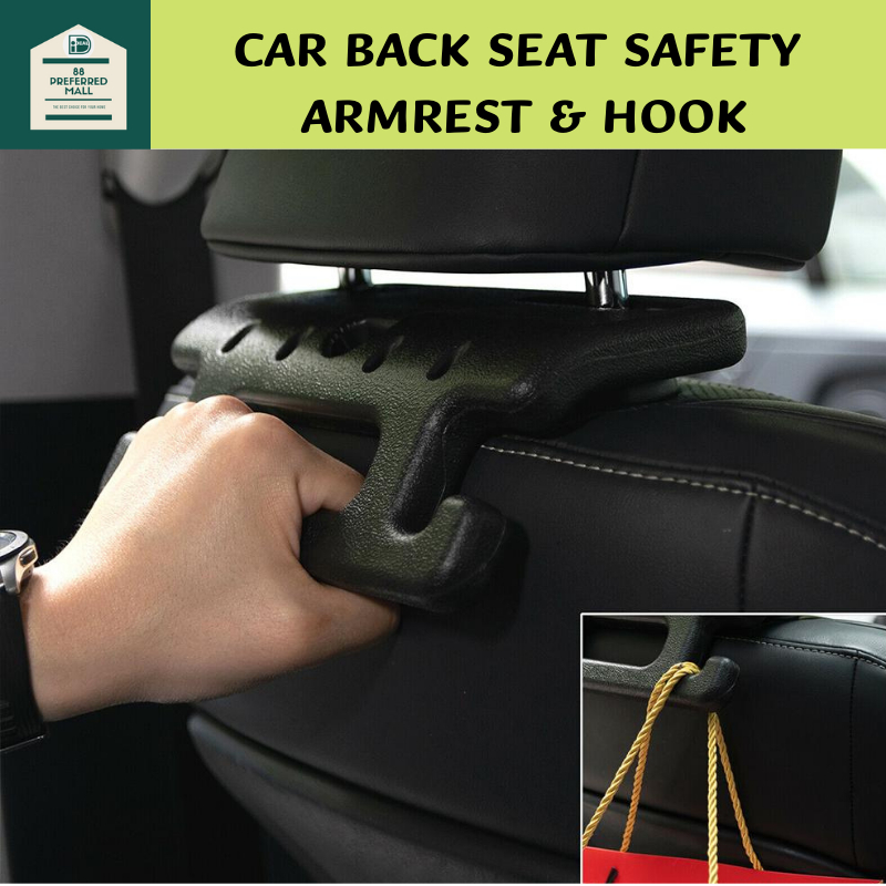 Car seat back rear safety handle on the front seat headrest vehicle for ...