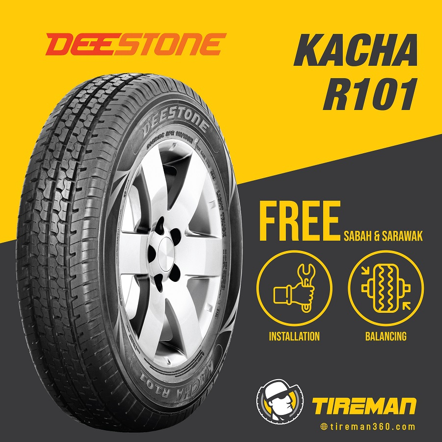Deestone Kacha R101 185R14C 195R15C Inch Tayar Tire (FREE INSTALLATION ...