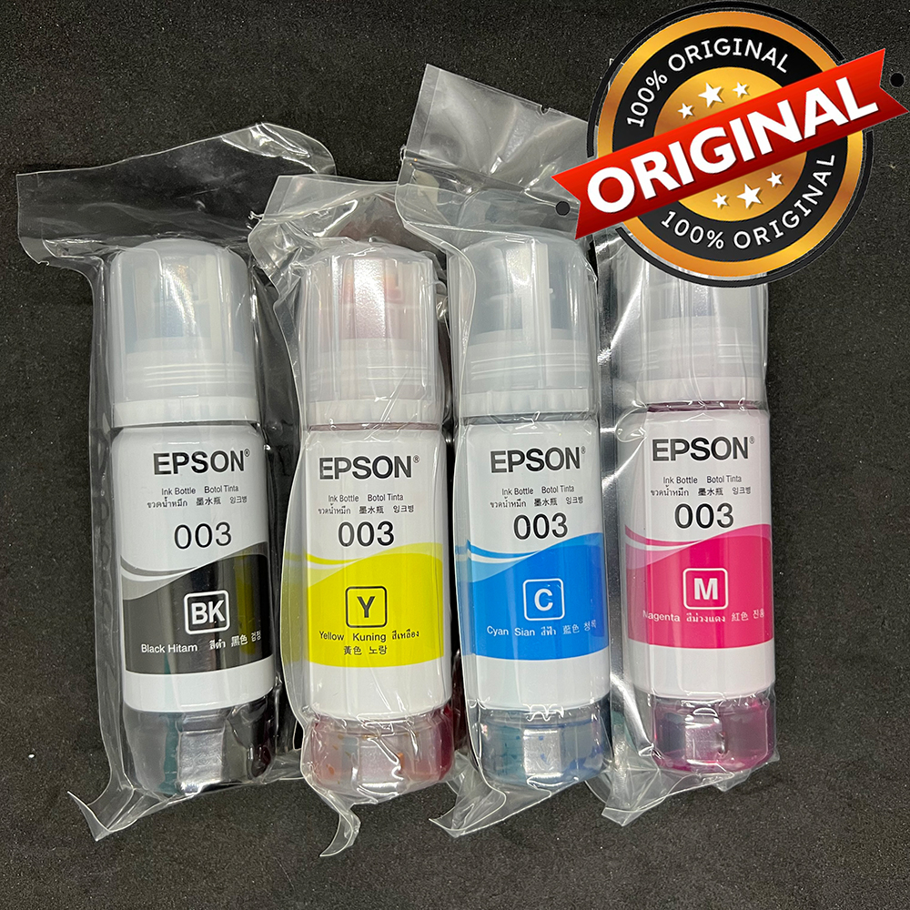 Epson Ink 003 Original For L1110/L3110/L3116/L3150/L3156/L5190/L5196 ...