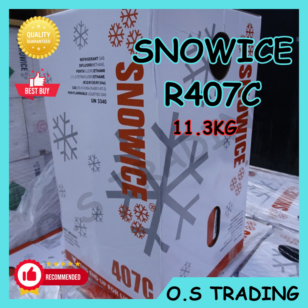 [GAS] R407C Snowice ref gas @ 11.3KG | Shopee Malaysia