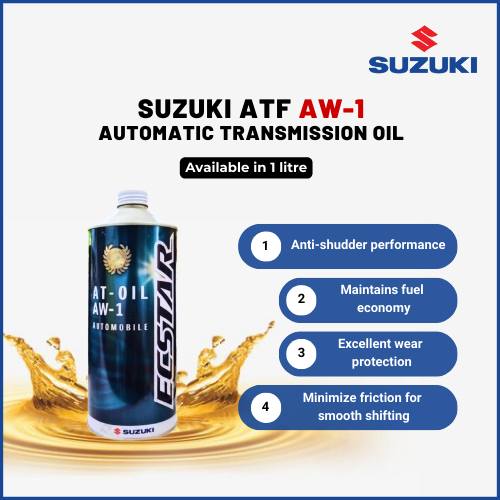 Suzuki Genuine Ecstar ATF AW1 (1L) Minyak Gearbox AW1 | Shopee Malaysia