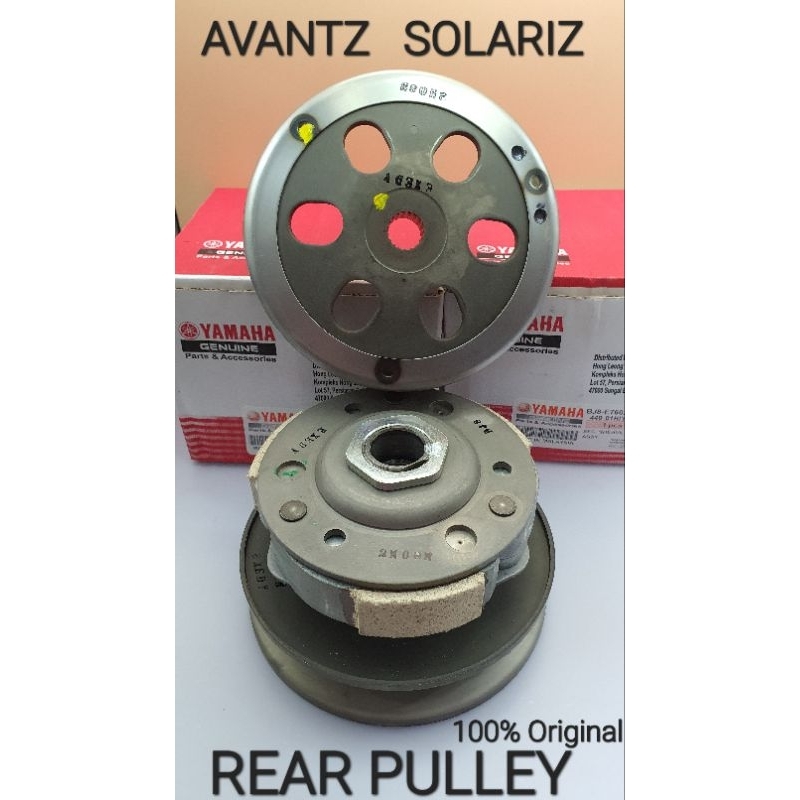YAMAHA EGO AVANTIZ / SOLARIZ REAR PULLEY SET [100% ORIGINAL] | Shopee ...