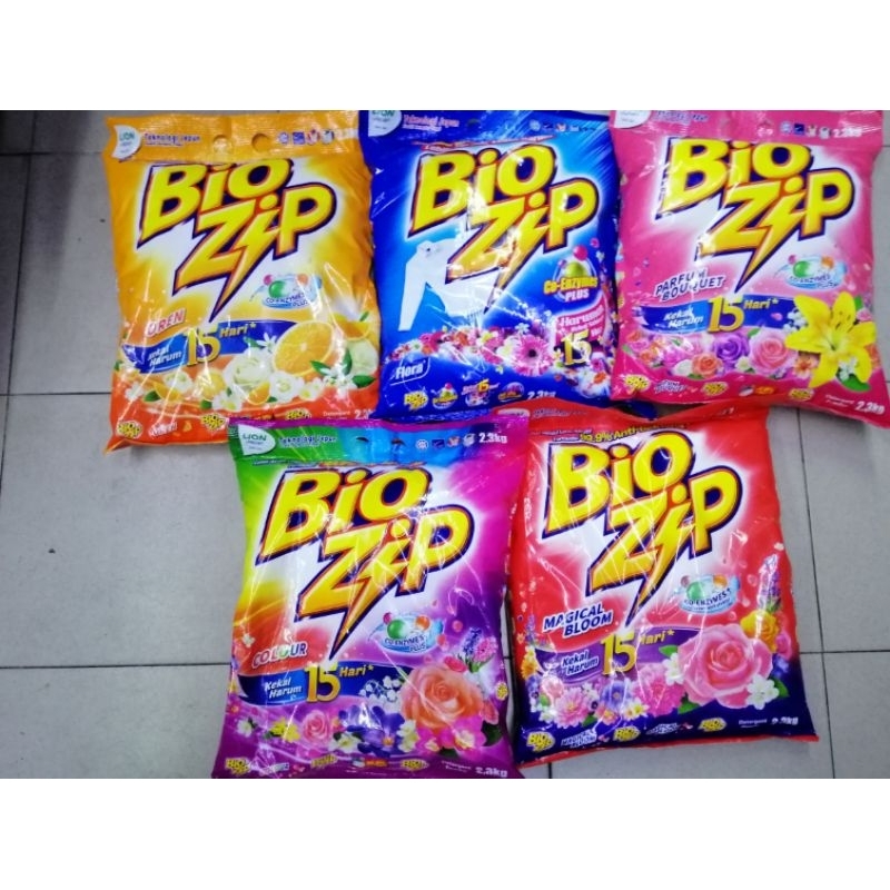 Biozip Detergent Powder 2.3kg | Shopee Malaysia