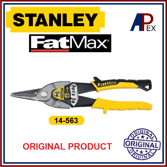 [100% ORIGINAL] STANLEY FATMAX 10"/250mm Aviation Snips Cutter 14-563 ...