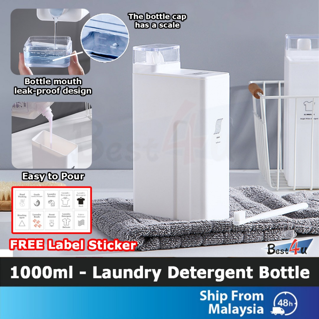 BEST4U 1000ml Laundry Detergent Dispenser | Liquid Soap Container ...