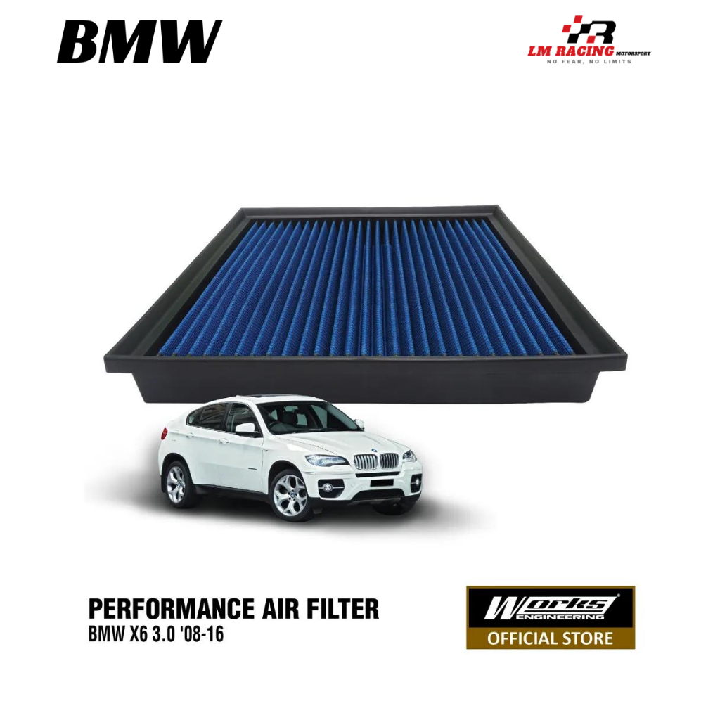 (BMW) Works Engineering Air Filter (E36, E39, E46, E60, E90, E71, F10, F30, X5, 1-SERIES, 3 ...
