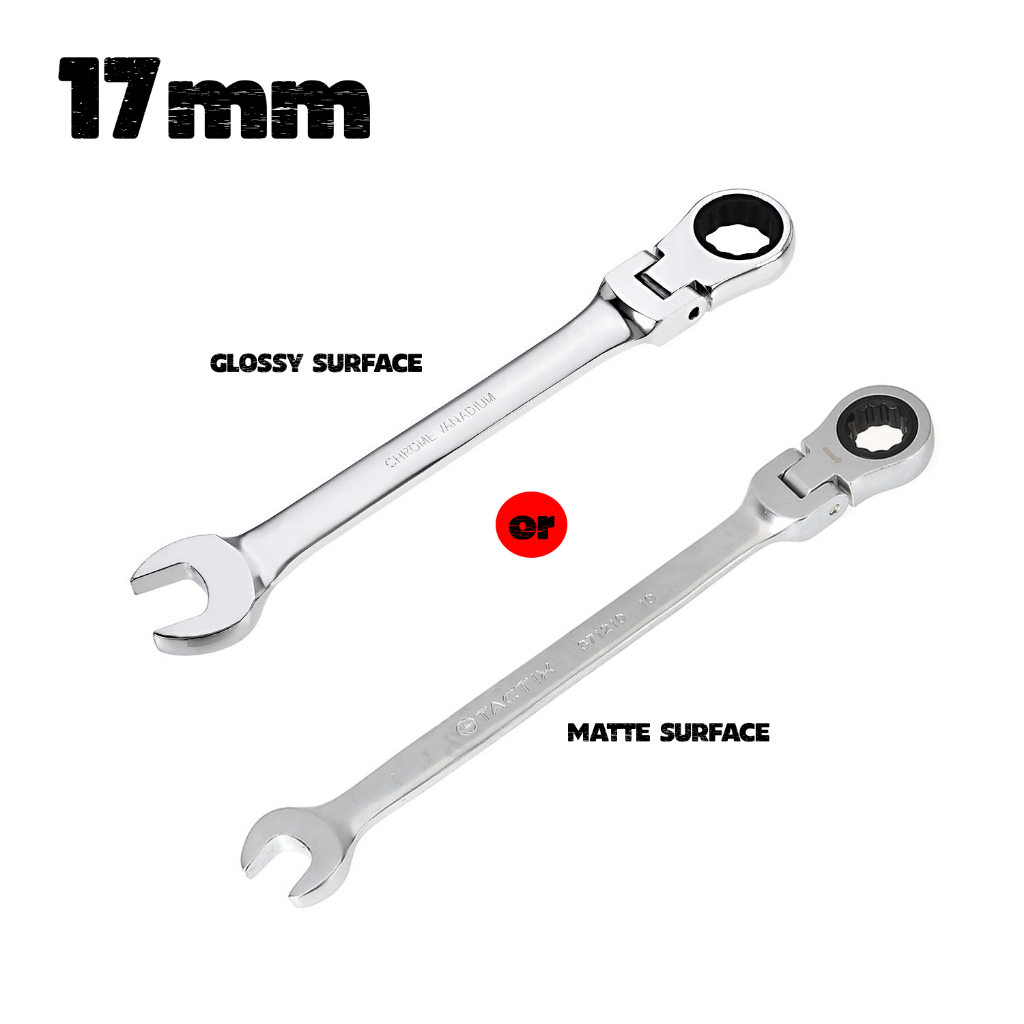 COMBINATION RATCHET WRENCH Flexible Head Gearwrench Ratchet Spanner CR ...