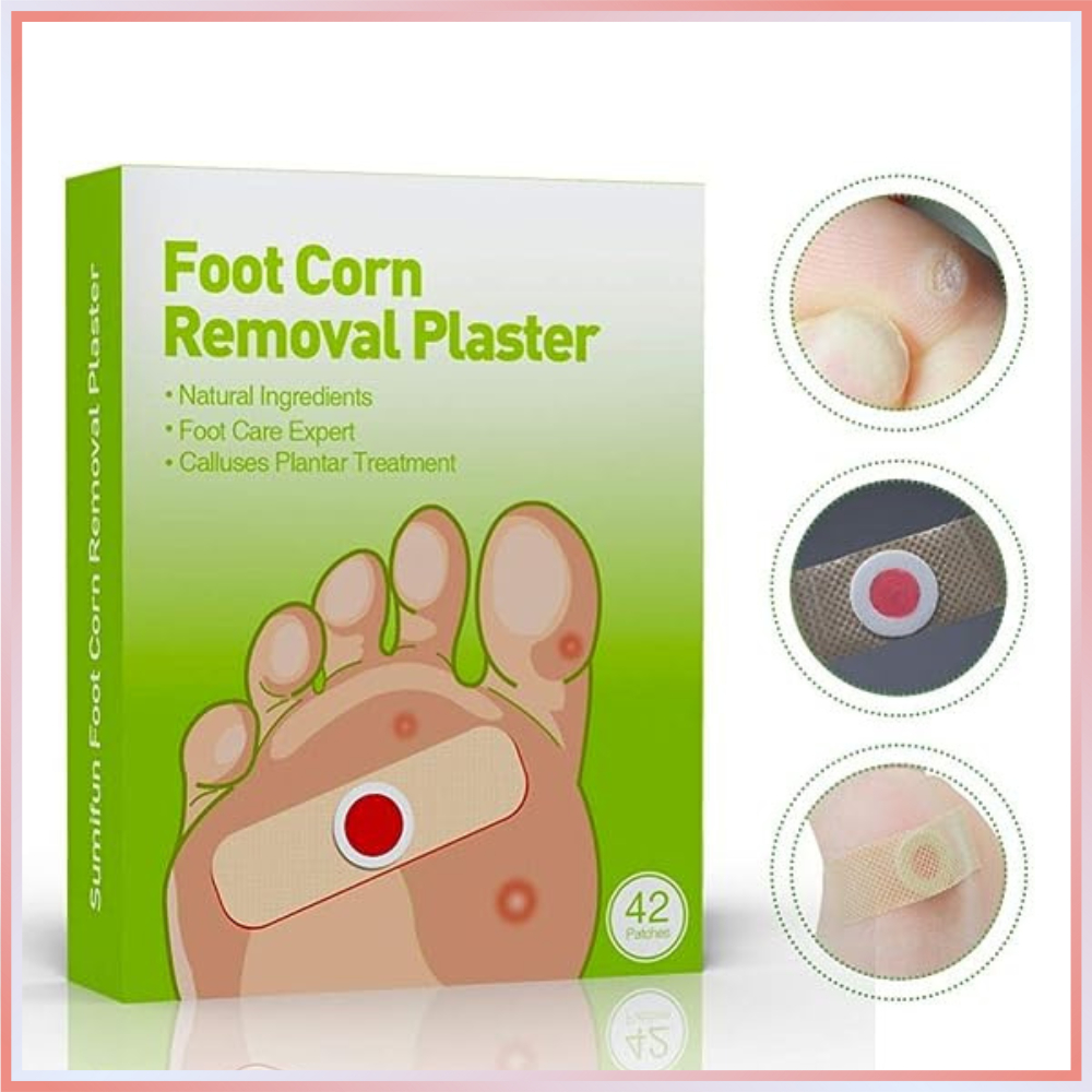 FOOT CORN REMOVAL PLASTER FOOT CARE CALLUSES PLANTAR TREATMENT 42PCS ...