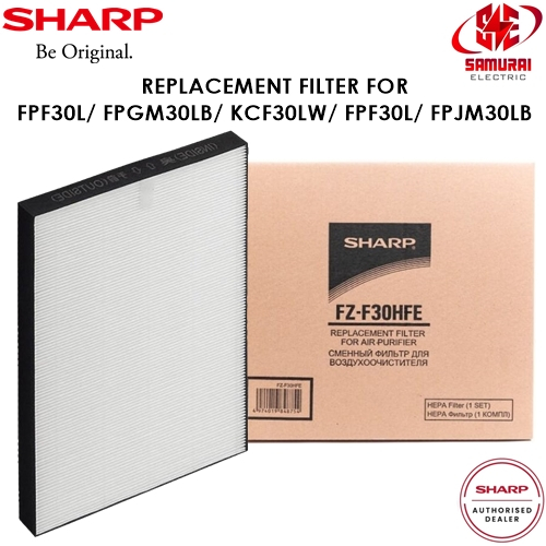 SHARP AIR PURIFIER REPLACEMENT FILTER FOR FPF30L,FPGM30LB, KCF30LW ...