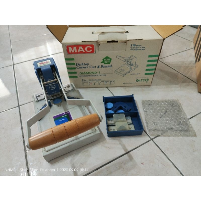 USED Heavy Duty Desktop Corner Cutter 3 In 1 (3 type Size) | Shopee ...