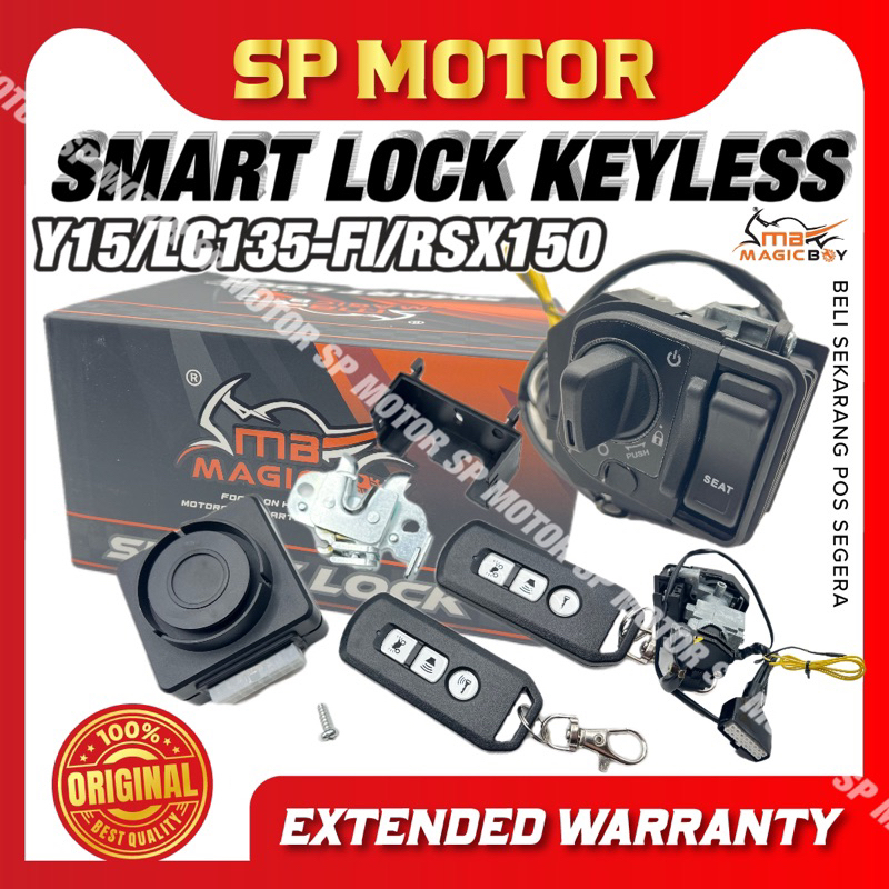 HONDA RSX150 RSX 150 (100% ORIGINAL MAGIC BOY)(PNP SAJA) SMART LOCK ...