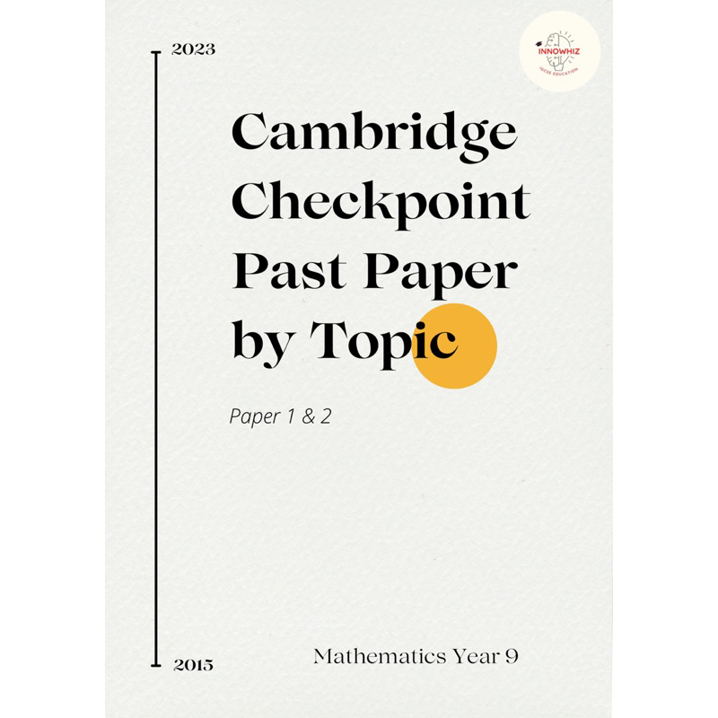 Cambridge Mathematics Year 7,8,9 Past Paper by Topics ebook | Shopee ...