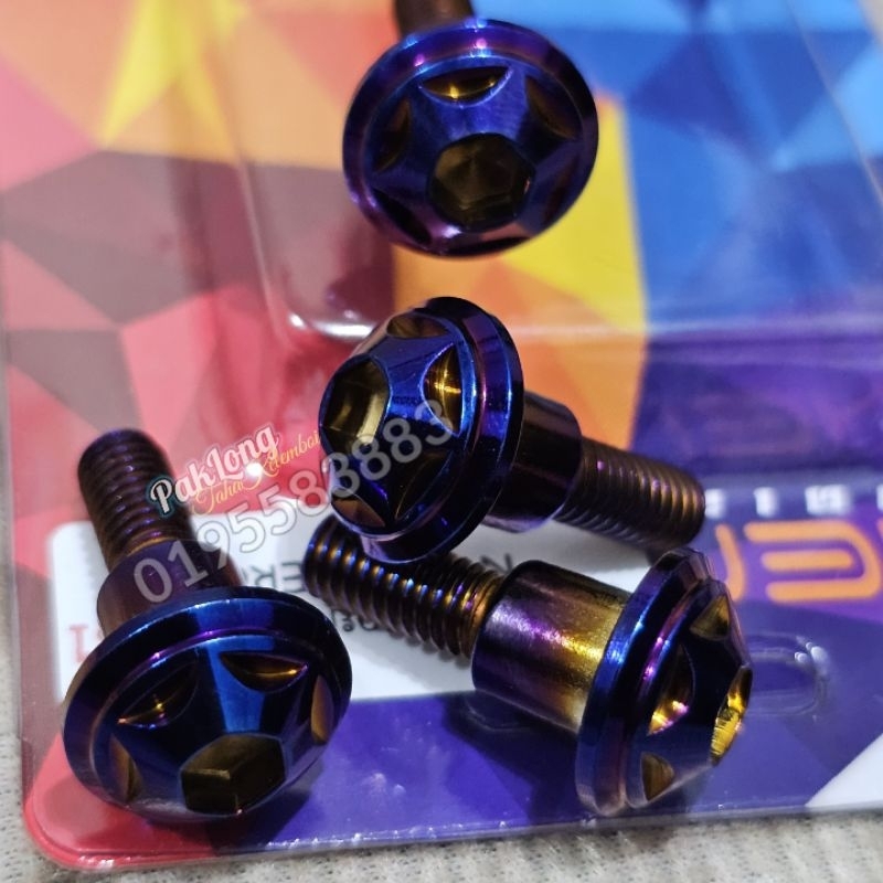 Xmax V1 V2 Screw CVT Clutch Cover Titanium/Silver | Shopee Malaysia