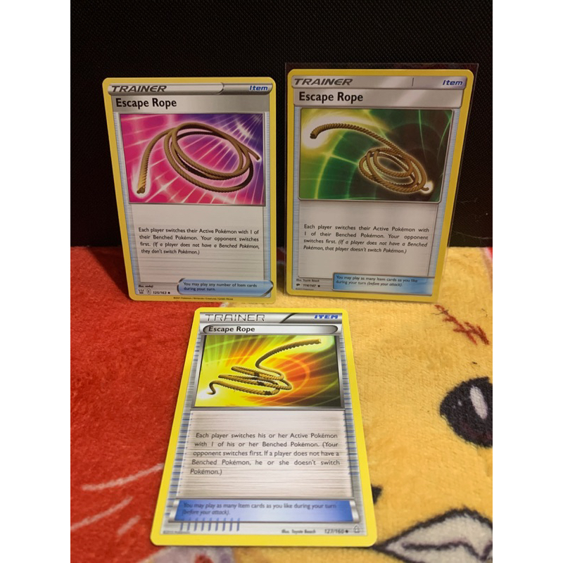 Pokemon Tcg - Playable trainer Escape rope | Shopee Malaysia