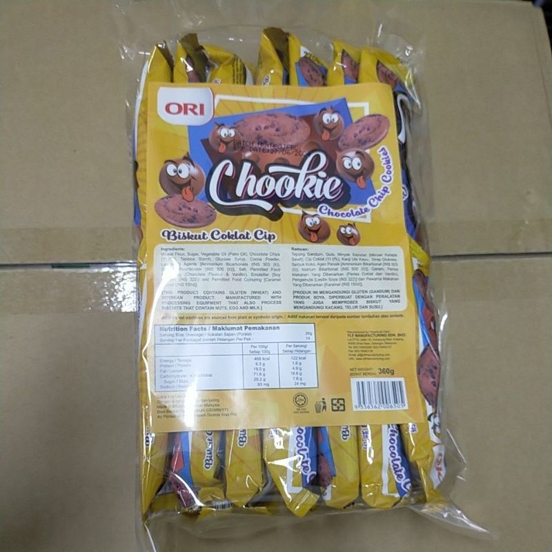 ORI CHOOKIE CHOCOLATE CHIPS COOKIES (360g) | Shopee Malaysia