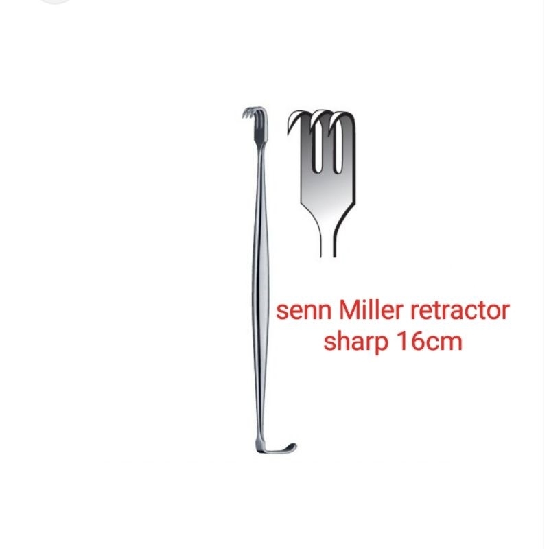 senn Mueller retractor sharp 16cm stainless steel | Shopee Malaysia
