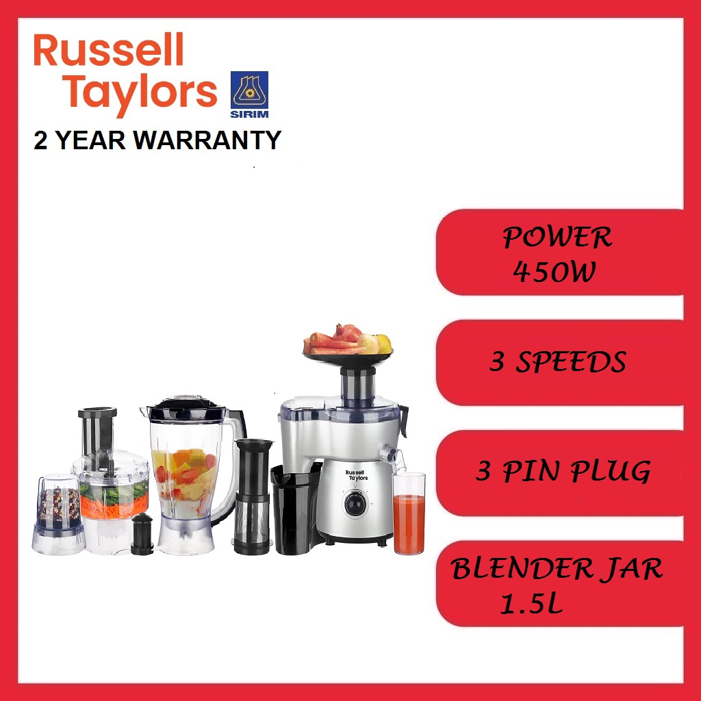 Russell Taylors 7in1 Multi-Food Processor & Blender B2 | Shopee Malaysia
