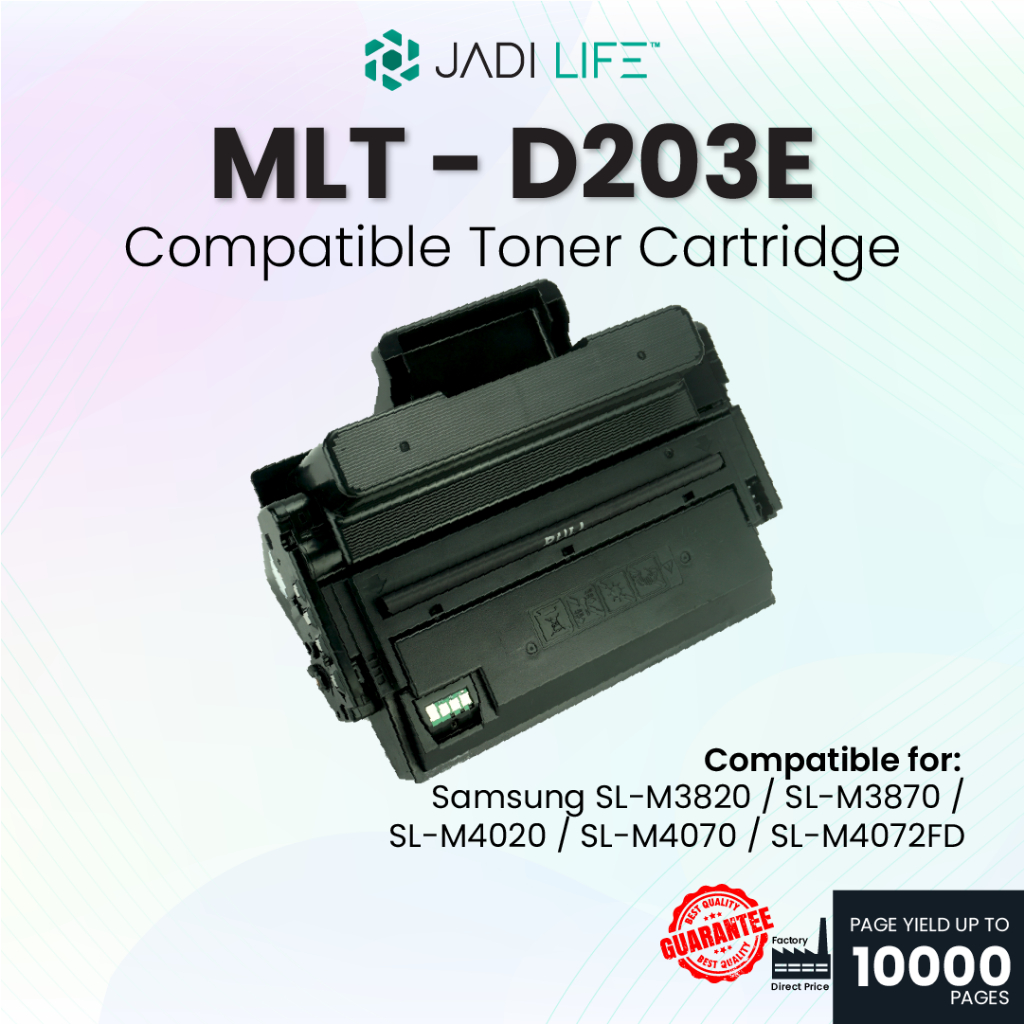 Compatible MLT-D203E Laser Toner Cartridge for Samsung SL-M3820 3870 ...