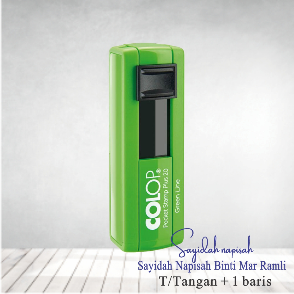 COLOP Cop Tanda Tangan Signture Stamp Cop Nama Stamp Chop Mouse Stamp Rubber Stamp Nurse Stamp ...