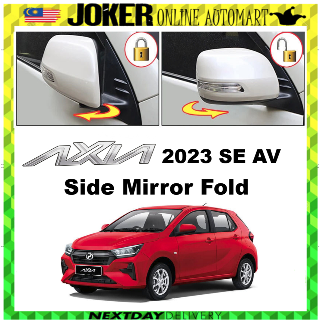PERODUA AXIA 2023 AV / SE SPEC SIDE MIRROR AUTO FOLD SYSTEM (PLUG ...