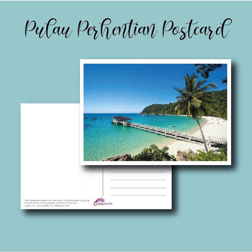 Pulau Perhentian Postcard / Poskad Malaysia / Postcrossing | Shopee ...