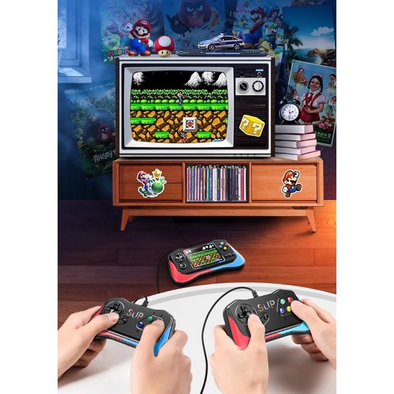 BB 2 player 𝗕𝗨𝗜𝗟𝗧-𝗜𝗡 Games Retro Classic Mini TV Game Console Handheld ...