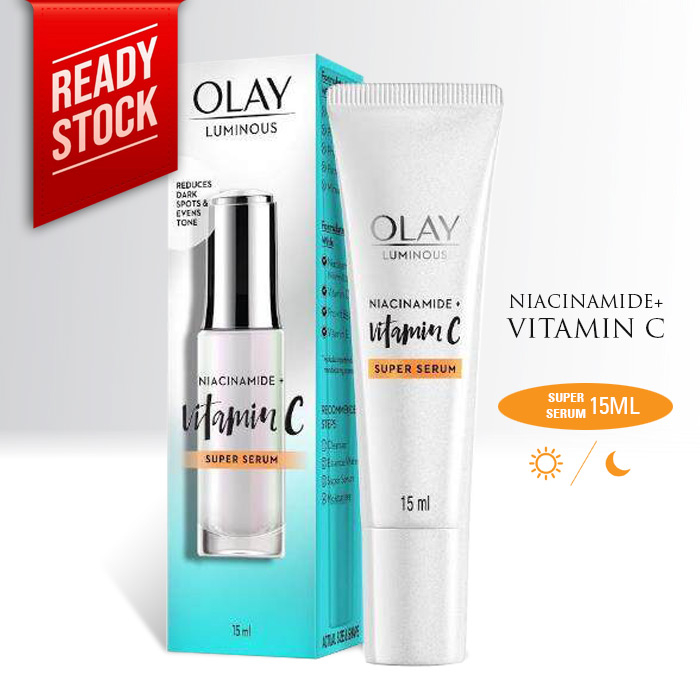 Olay Luminous Niacinamide + Vitamin C Super Serum 15ml | Shopee Malaysia