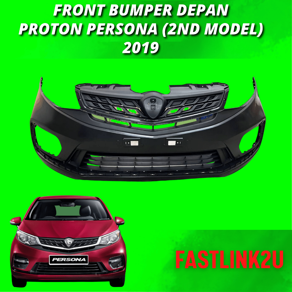 Proton Persona VVT 2019 Facelift (2nd Model) Front Bumper PP Plastic ...
