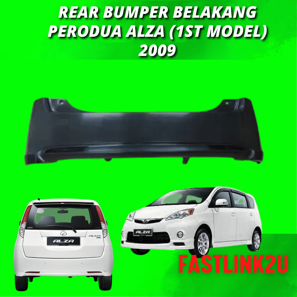 Fastlink Perodua Alza 2009 Rear Bumper (1st Model) PP Plastic Malaysia ...