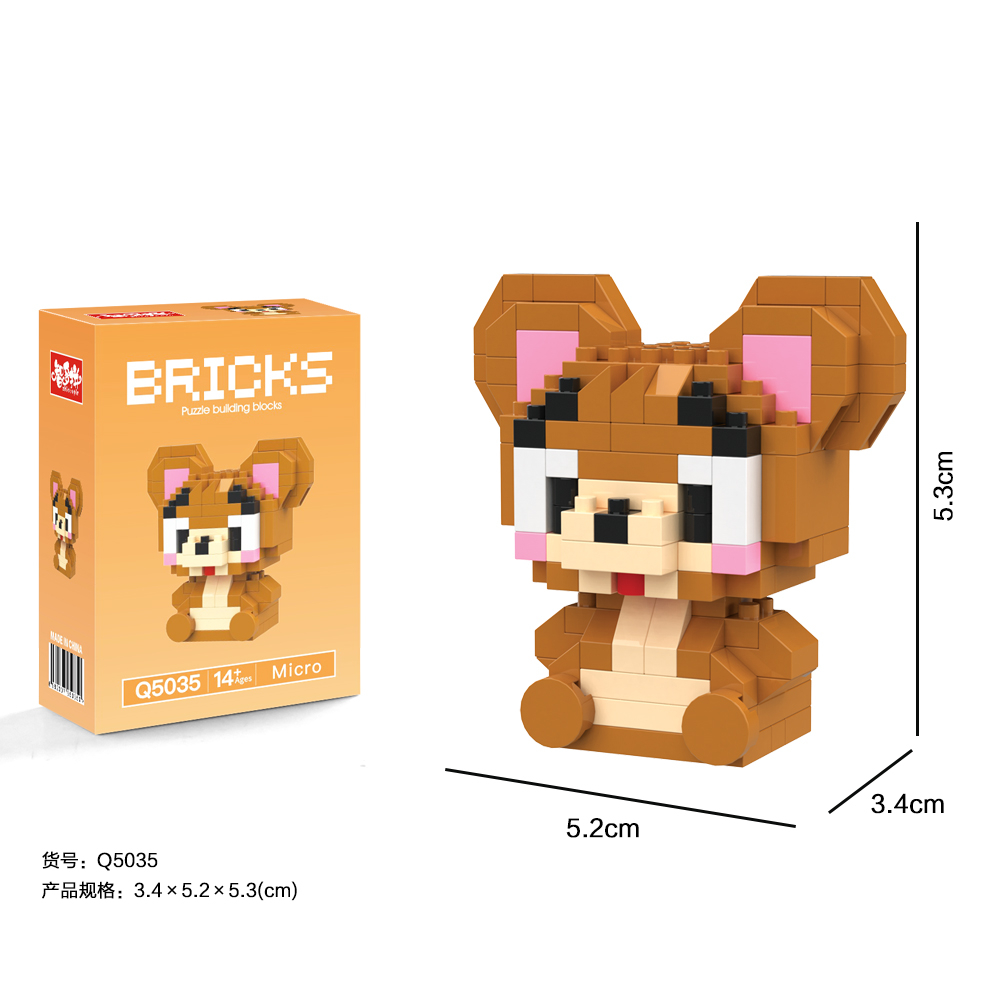 20 design cartoon brick 40 design cartoon Bricks nano Block Cute toys ...