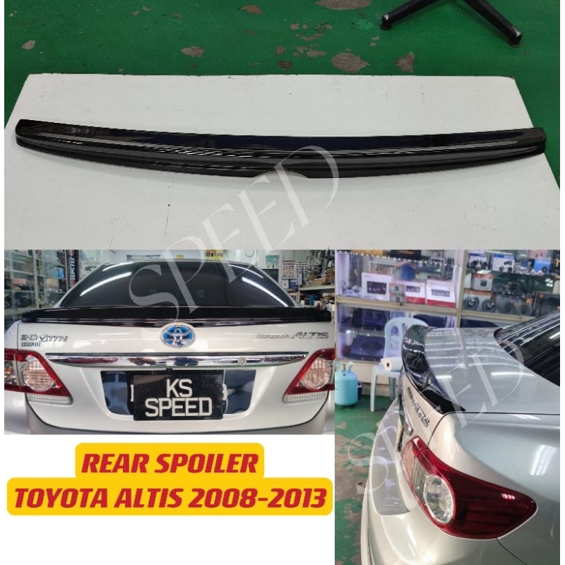 TOYOTA COROLLA ALTIS 2008-2013 REAR SPOILER BELAKANG | Shopee Malaysia