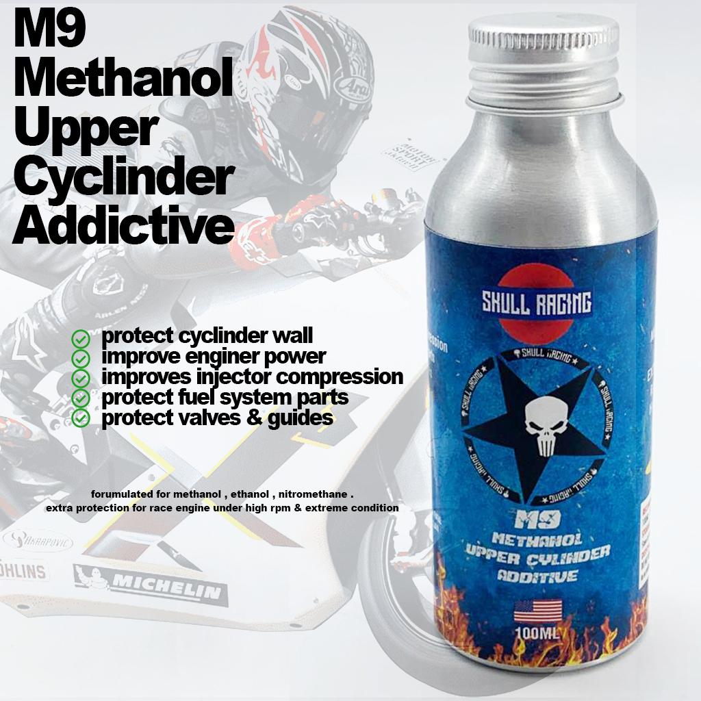 Skull Racing M9 Methanol Upper Cylinder Additive 100ml | Shopee Malaysia