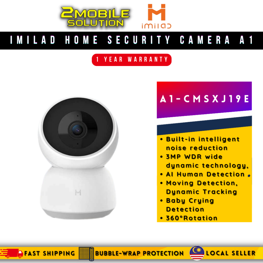 IMILAB Hone Security CCTV A1 [AI Human Detection I Moving Detection ...