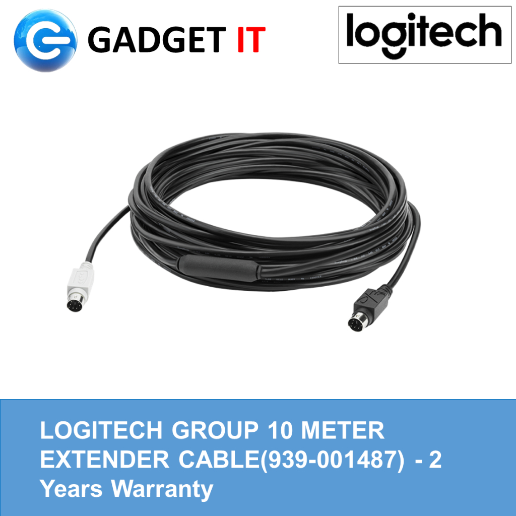 LOGITECH GROUP 10 METER EXTENDER CABLE(939-001487) - 2 Years Warranty ...